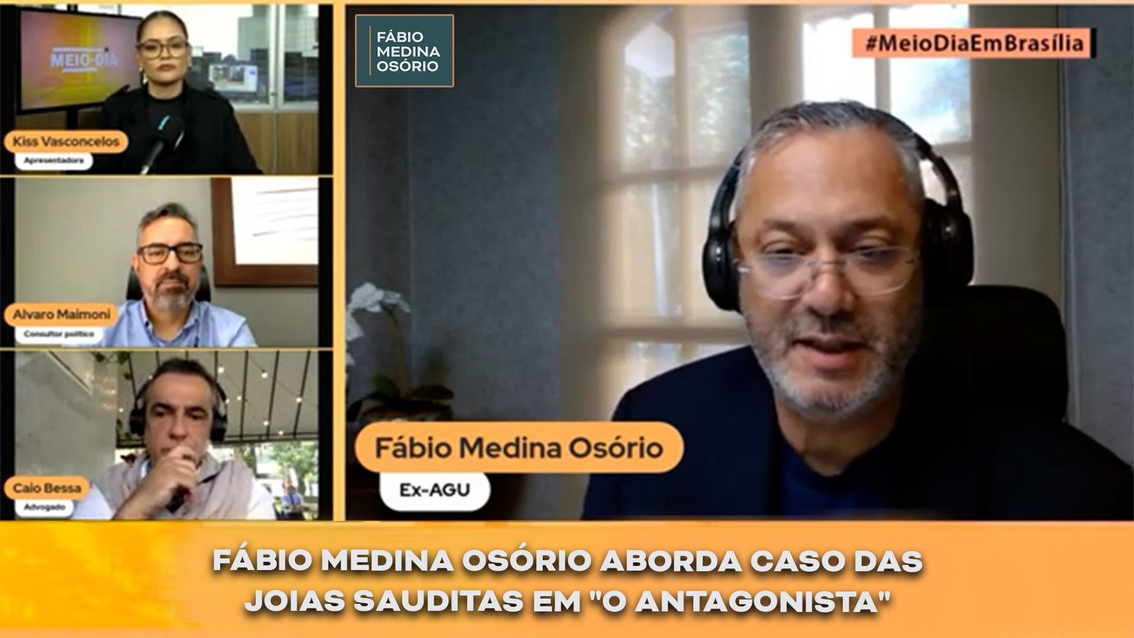 Fábio Medina Osório aborda caso das joias sauditas em "O Antagonista ...